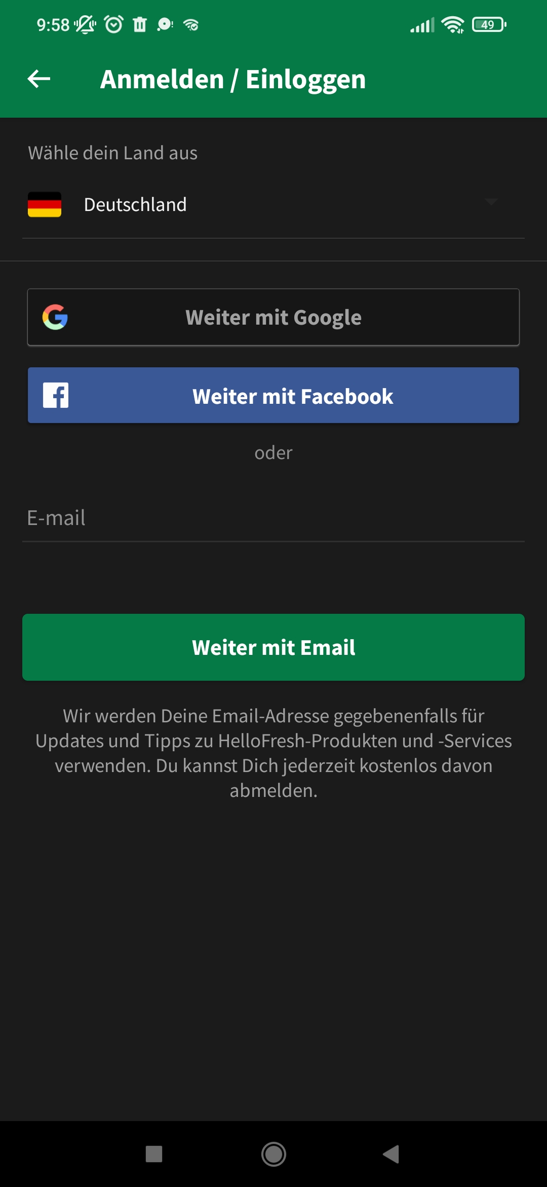 HelloFresh Login 2025 - KOCHBOX